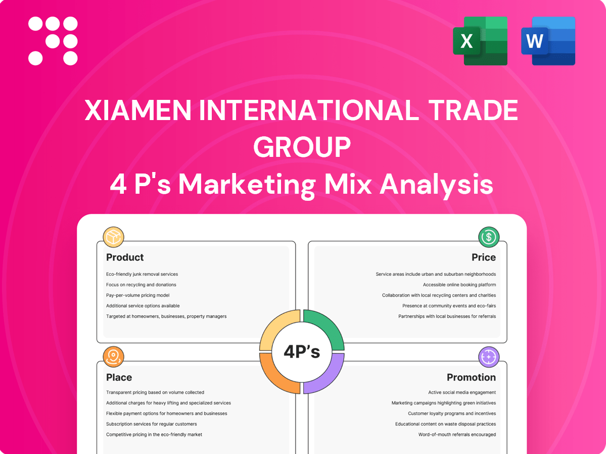 Marketing Mix Analysis of Xiamen International Trade Group ...